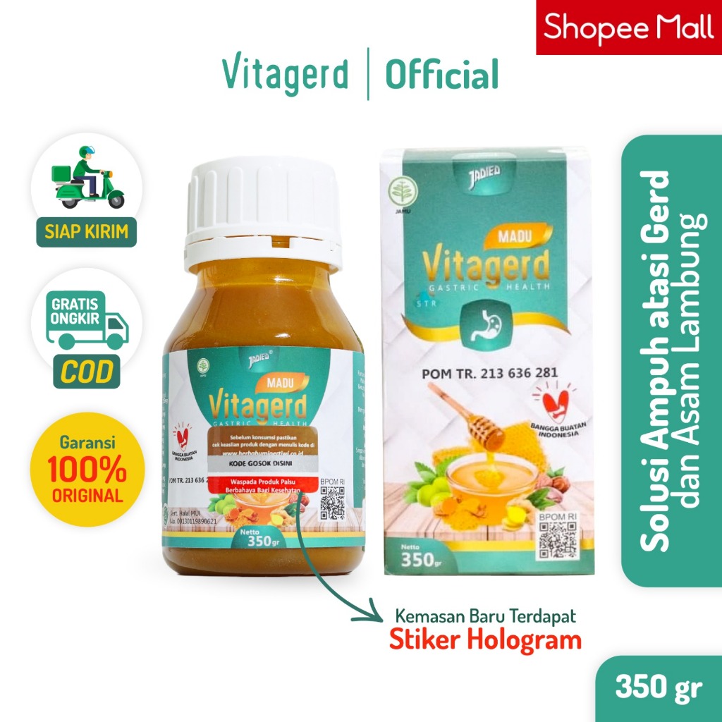 Jual Vitagerd Beli 2 Lebih Hemat - Madu Lambung 350gr | BPOM & Halal ...