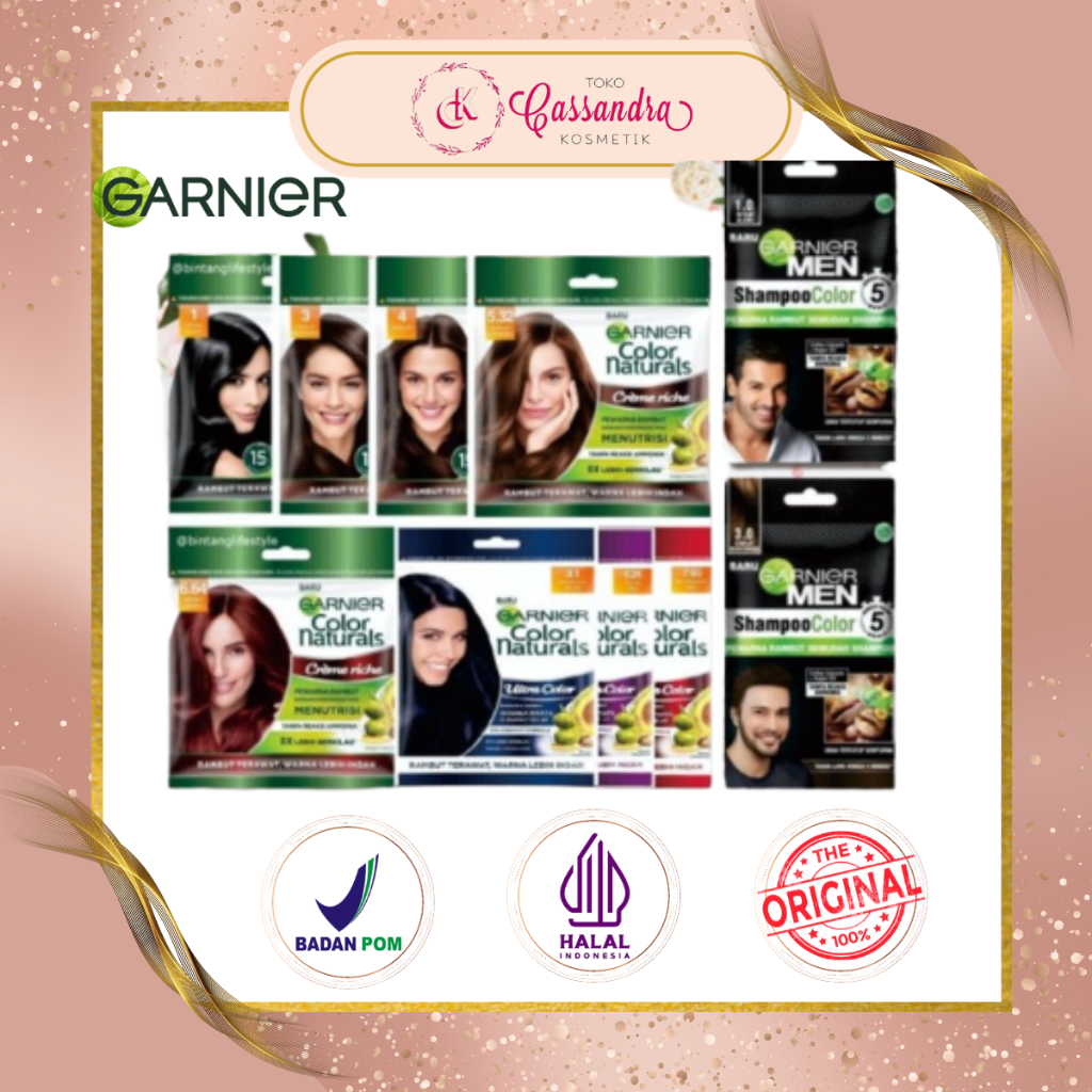 Jual GARNIER HAIR COLOR SACHET ALL VARIANTS (SACHET) | Shopee Indonesia