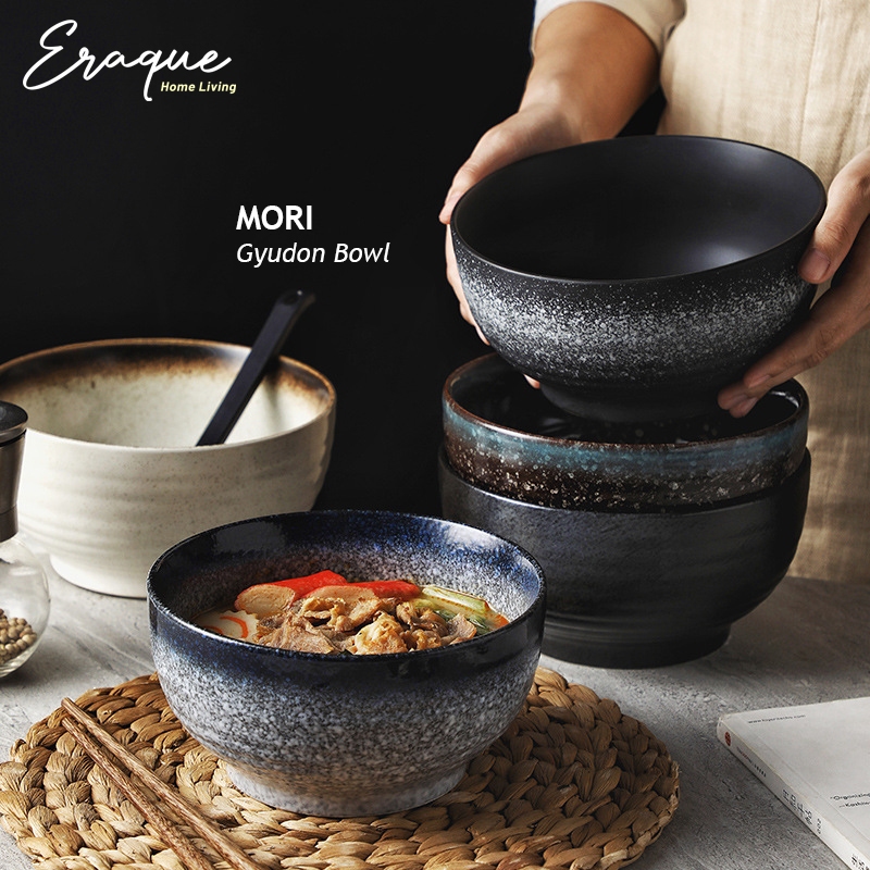 Jual Mori Gyudon Bowl / Mangkok Nasi Rice Bowl Gyudon Mie Ramen Keramik ...