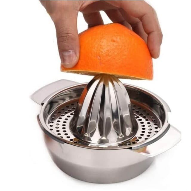 Jual Perasan Jeruk Manual STAINLESS Peras Lemon dengan Bibir Tuang 2 ...