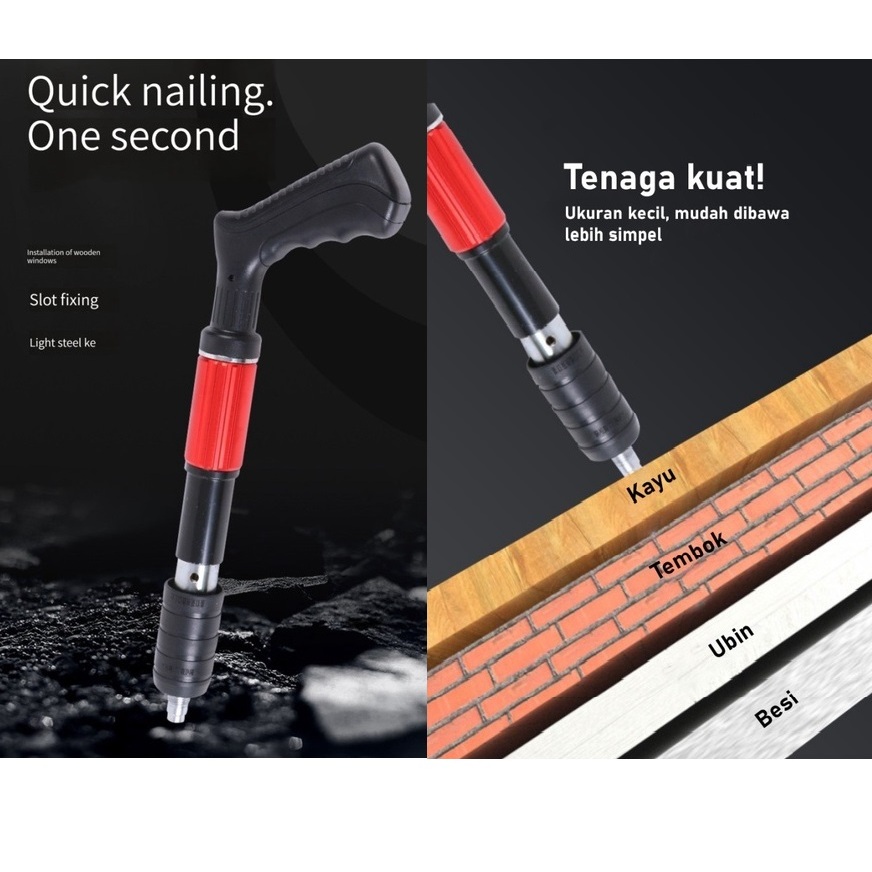 Jual Mini Stampset T500 T1000 Mesin Stamp Alat Tembak Paku 7.3mm 8.5mm ...