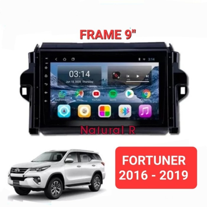 Jual Paket Frame Fortuner 2016-2019 dgn HeadUnit Android 9 Inch ...