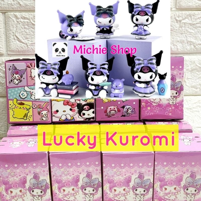 Jual Blind Box Sanrio Random Collection Topper Gifts Doll Hello Kitty Cinnamoroll Kuromi My ...