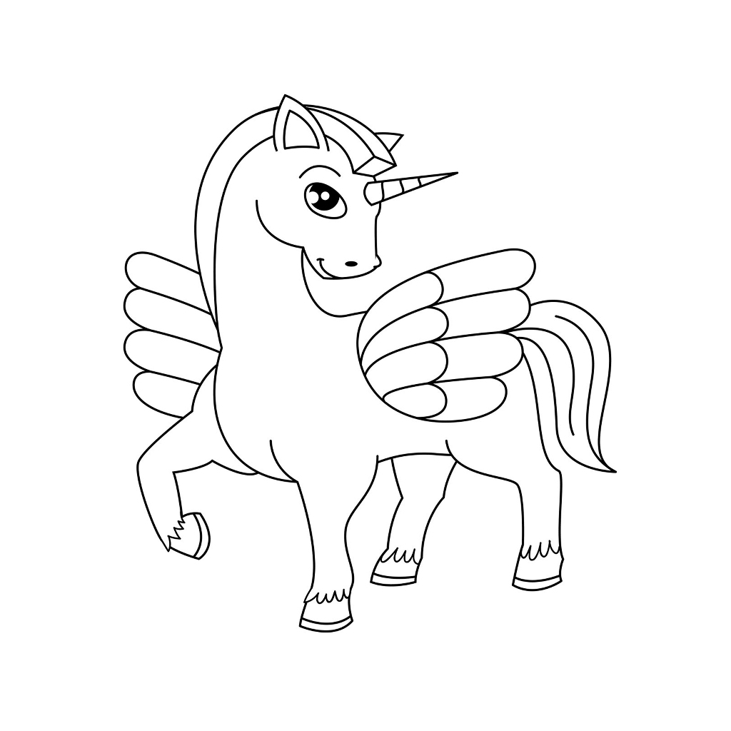 Jual Gambar Sketsa Mewarnai ~ Kuda Pony / Seketsa Lukis / Drawing ...