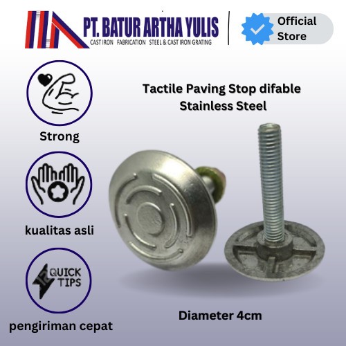 Jual Tactile Paving Stop Blind Line Dot ( Penunjuk jalan tanda berhenti ...