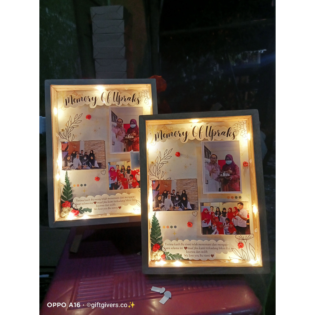 Jual KADO FRAME ULANG TAHUN PERNIKAHAN WISUDA ENGAGEMEN HARI GURU HARI ...