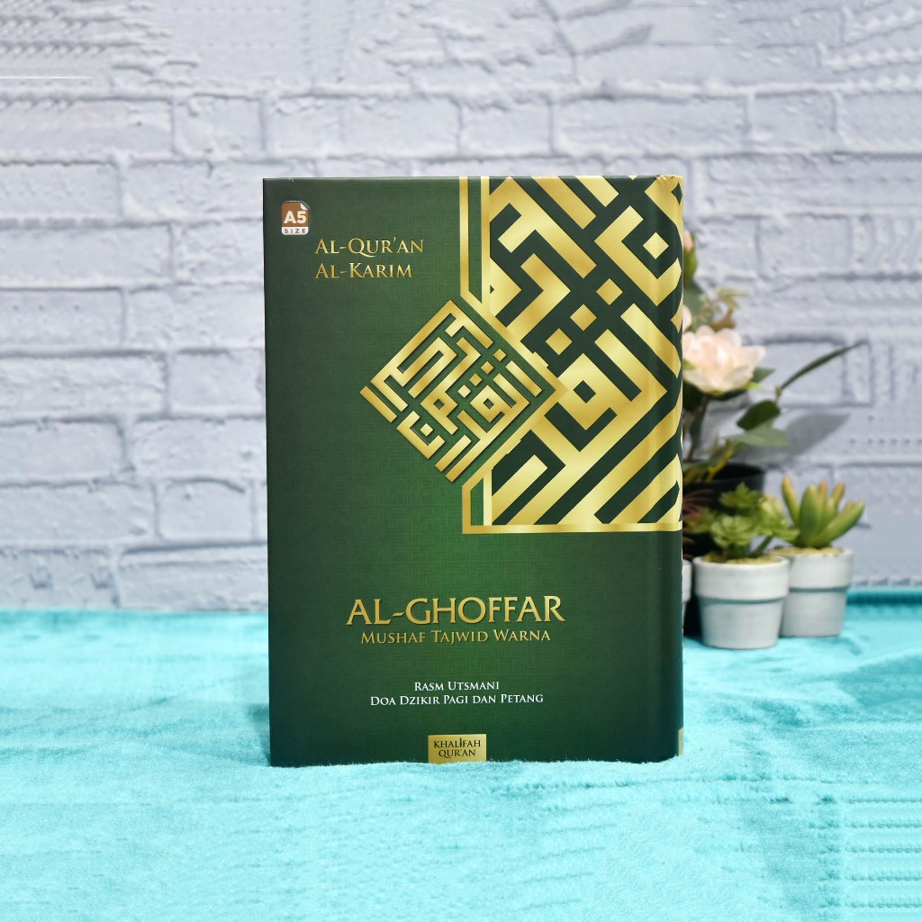 Jual Mushaf Tajwid Warna Al Ghoffar Cover Kufi Kekinian Non Terjemah HC ...