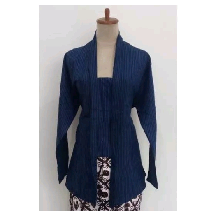 Jual KEBAYA LURIK KUTUBARU BIRU, PAKAIAN TRADISIONAL WANITA KLASIK ...