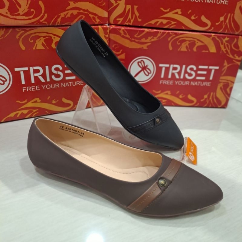 Jual TRISET Sepatu flat wanita TF4201603 | Shopee Indonesia