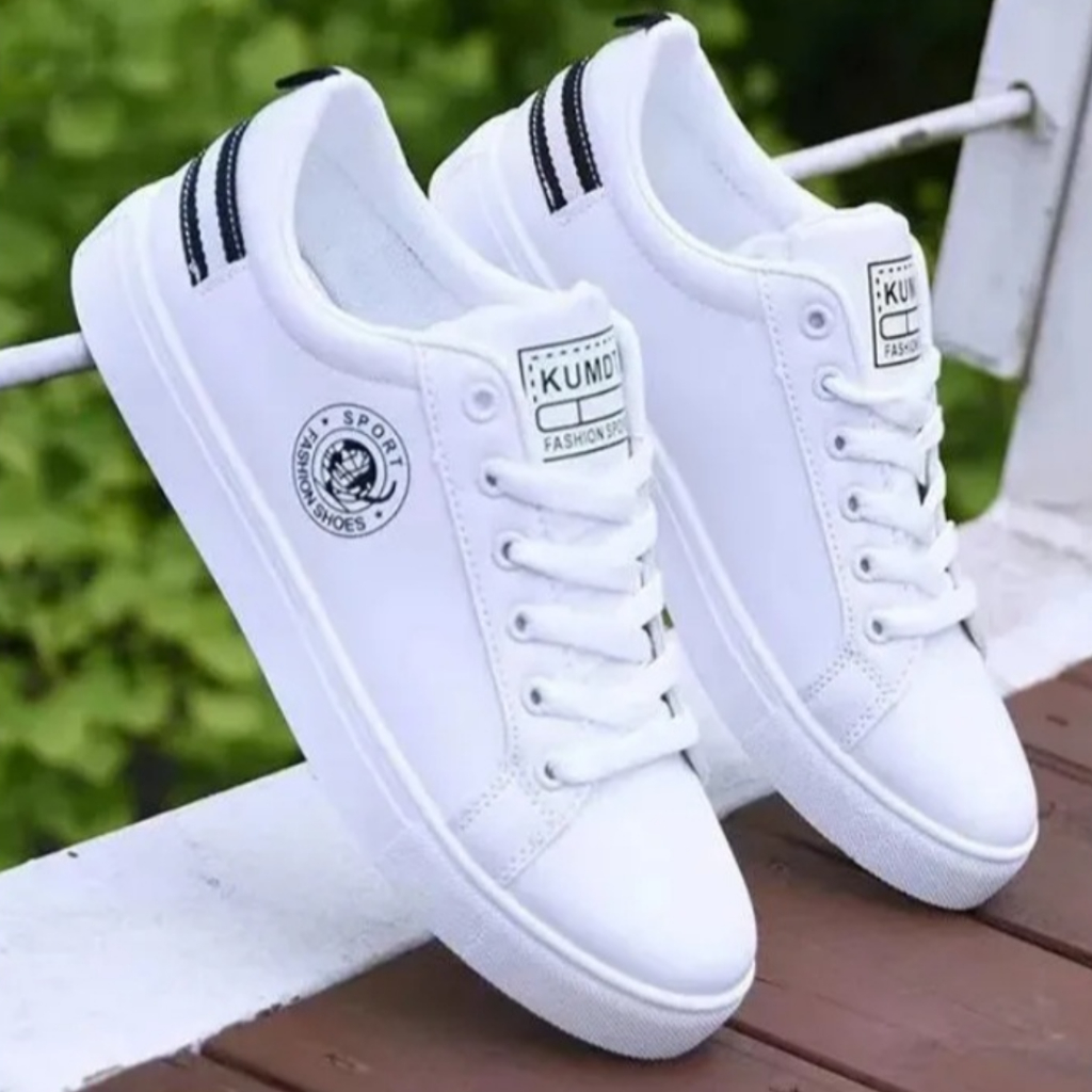 Jual Sepatu Sneakers Pria Sepatu Putih Pria Kekinian Keren Fashion ...