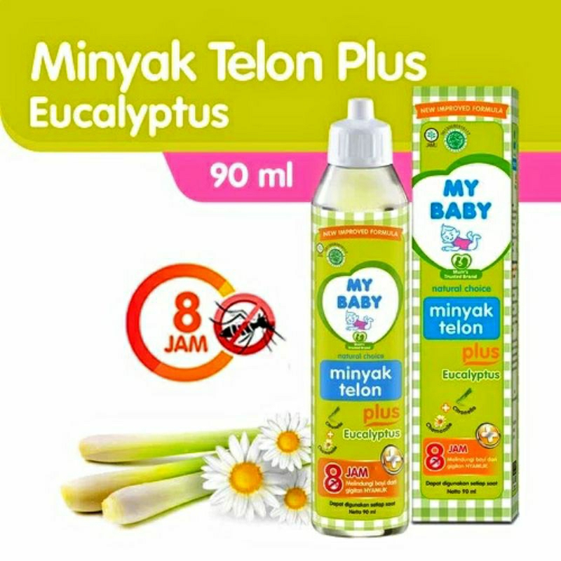 Jual My Baby Minyak Telon Plus Eucalyptus 8 Jam | My Baby Lotion Telon ...