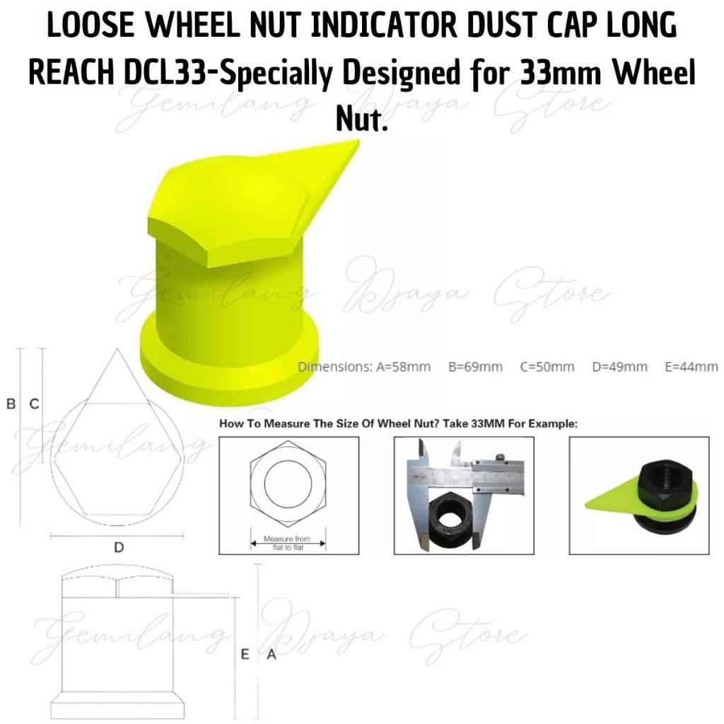 Jual Wheel nut indicator / Wheelnut Indicator / Indikator baut roda ...