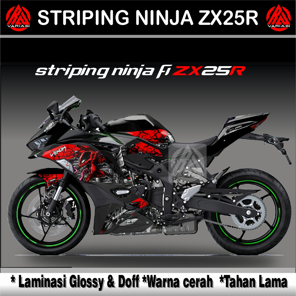 Jual DECAL STRIPING NINJA ZX25R / STICKER KAWASAKI NINJA ZX 25R EDISI ...