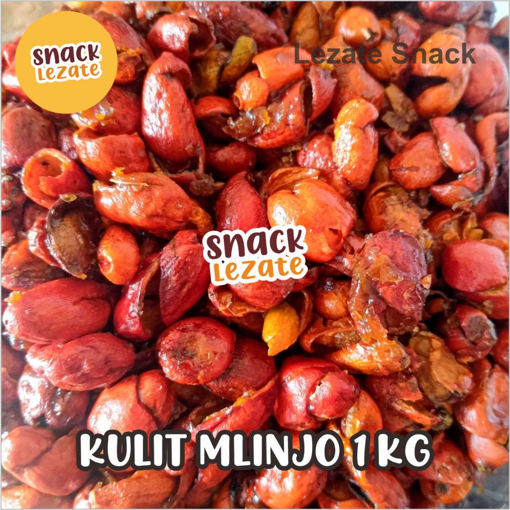 Jual Keripik Kulit Melinjo Pedas Manis 1 Kg Murah Enak Renyah / Kulit ...