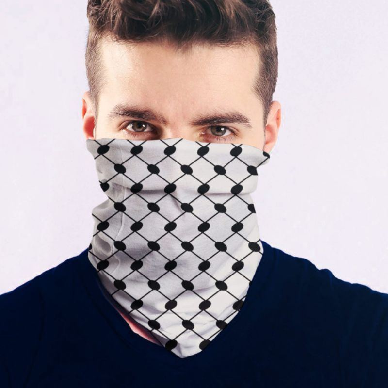 Jual Buff Masker Keren Multifungsi Motif Sorban Arafat - Abu Ubaidah X ...