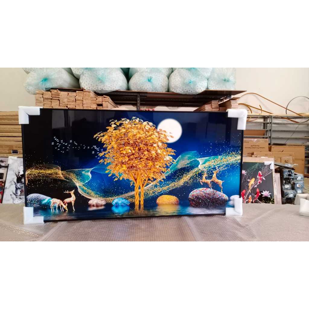 Jual Lukisan Dinding Diamond Painting 5 D Bentuk Persegi Frame Warna ...