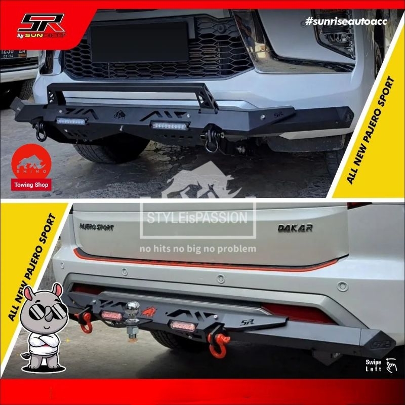 Jual Raptor Towing Tanduk Mitsubishi Xforce Pajero Sport Dakar Raptor ...
