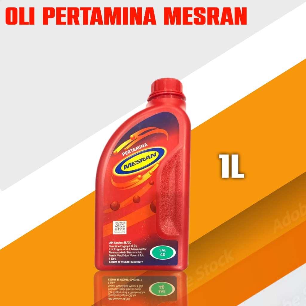 Jual OLI PERTAMINA MESRAN SAE 40 1L ORIGINAL RESMI | Shopee Indonesia