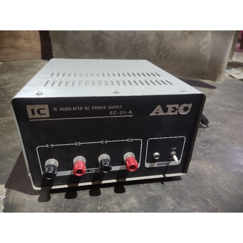 Jual IC REGULATED DC POWER SUPPLY AEC EC-25-A POWER SUPPLY ADAPTOR AEC ...