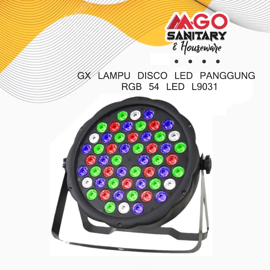 Jual LAMPU DISCO PANGGUNG RGB 54 LED | Shopee Indonesia
