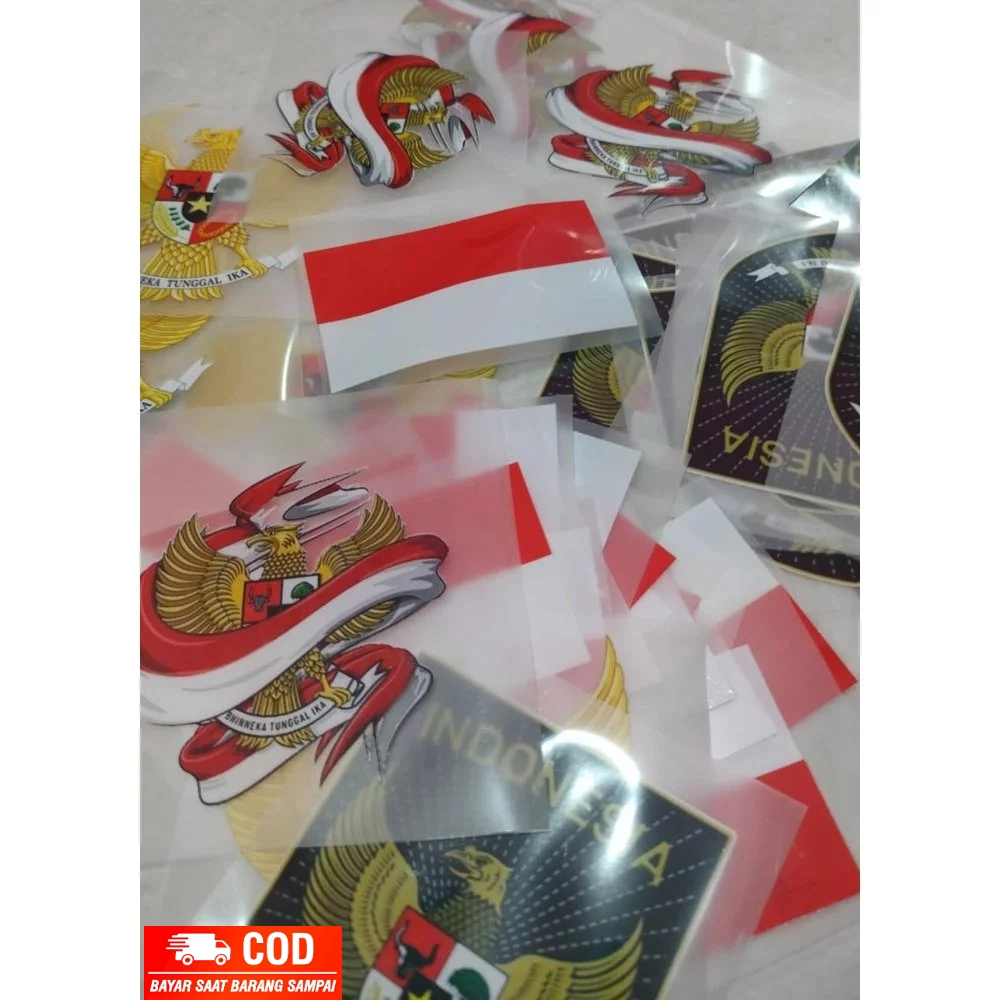 Jual SABLON DTF POLIFLEX Sticker Kaos Bertema INDONESIA siap press atau ...