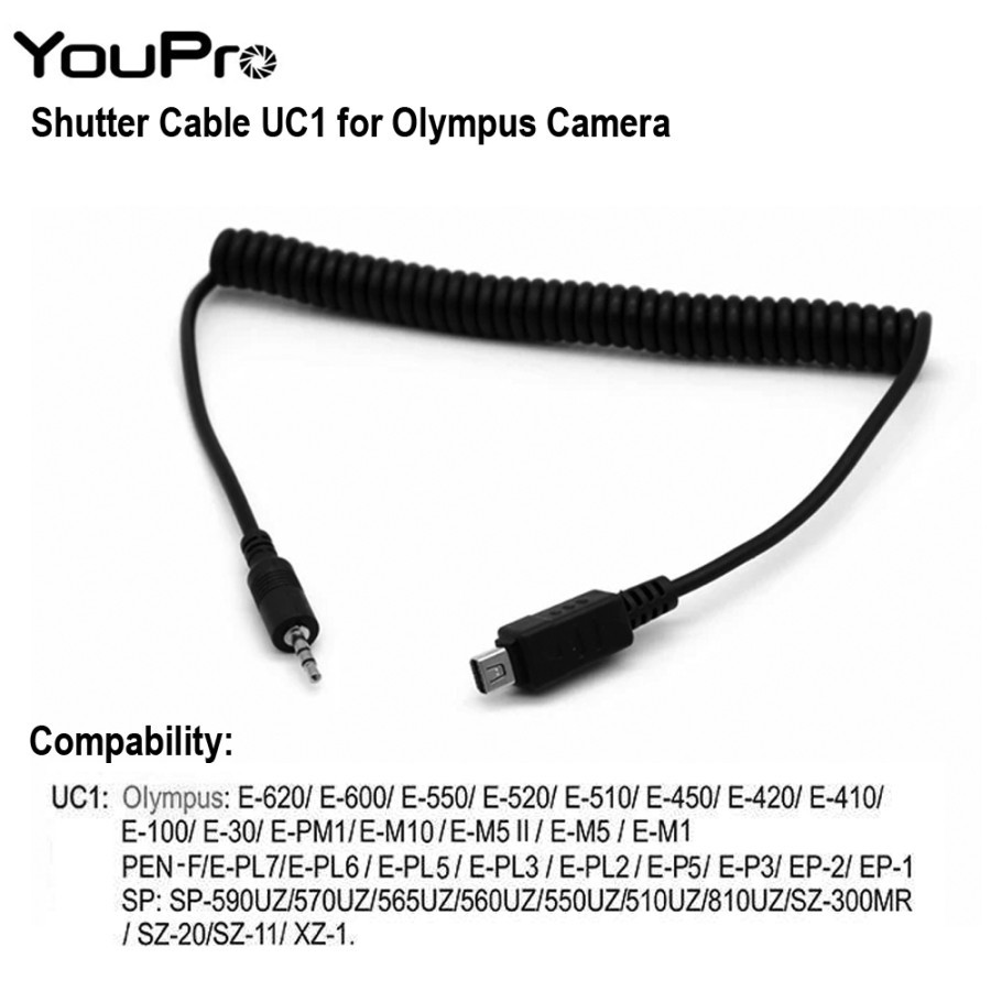 Jual Youpro Shutter Cable Remote Type UC1 for Olympus Camera EP-1 EPL-3 5 7 | Shopee Indonesia