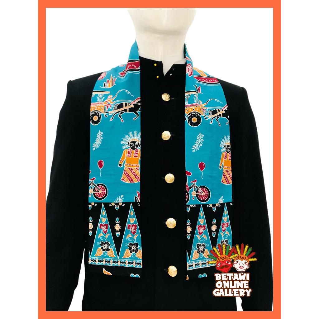 Jual Cukin Syal atau Selempang Kain Batik Betawi [SATUAN] | Shopee ...