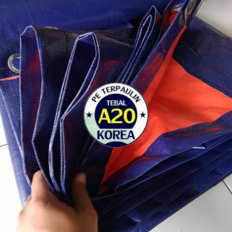 Jual Terpaulin Terpal A20 tahan UV SUPER TEBAL 2X3 2X4 2X5 3X3 3x4 3X5 ...