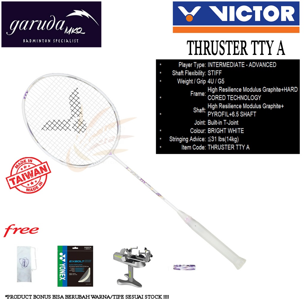 Jual Raket Badminton Victor Thruster TTY / TK-TTY A / THRUSTER TTY A ...