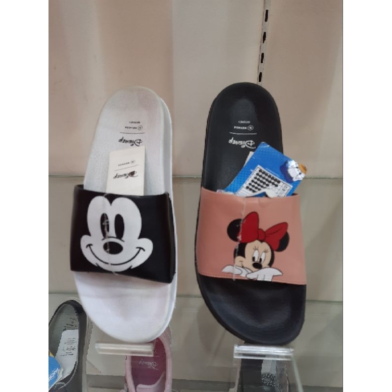 Jual Sandal disney slop cewek-Mickey Minnie Mouse disney | Shopee Indonesia
