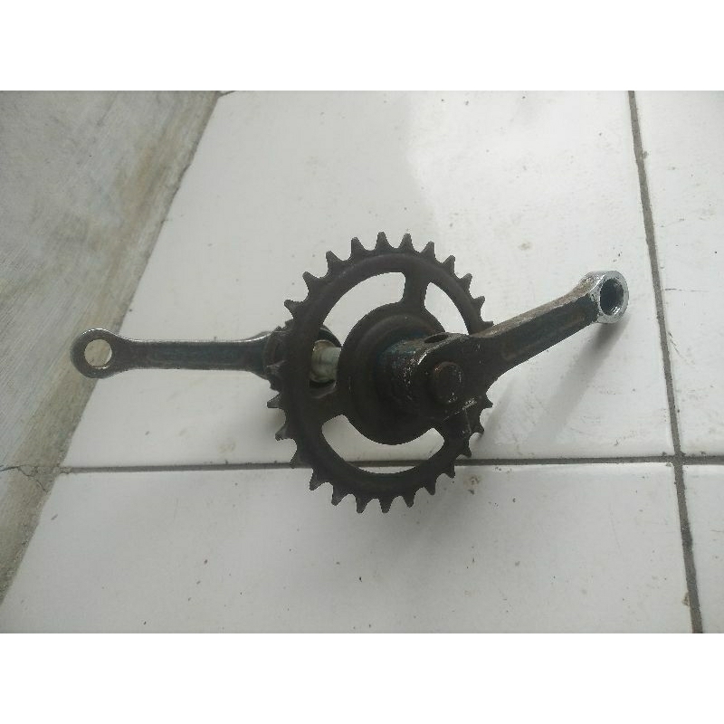Jual crank set sepeda minitrek Minion mini trek JAPAN OG 28T | Shopee ...