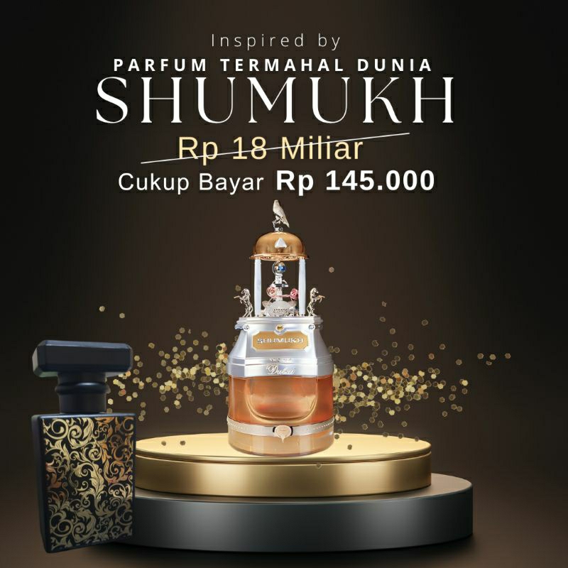 Jual Parfume Shumukh Termahal Dunia EDP parfum real sultan Dubai arab langka Limited Edition ...