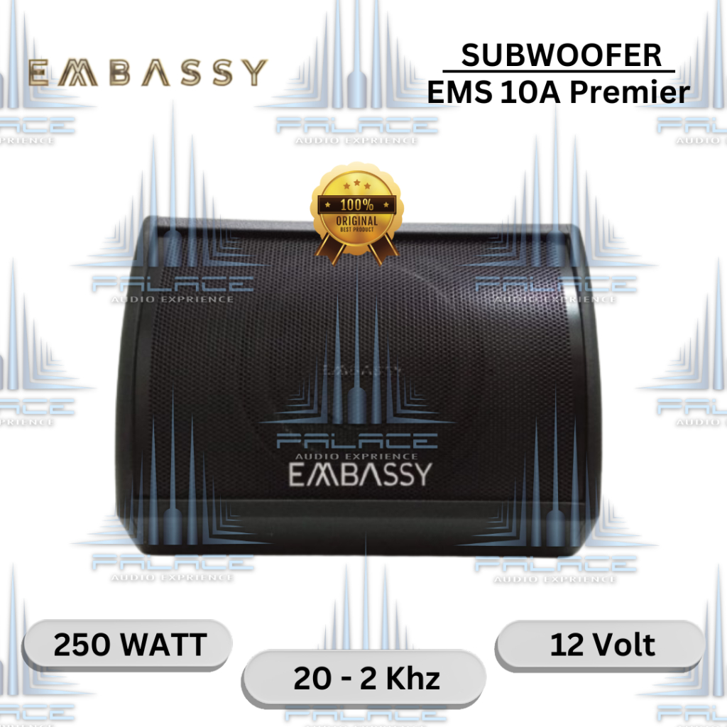 Jual Subwoofer Aktif 10 Inch - Embassy EMS 10A Premier Bassbox | Shopee ...