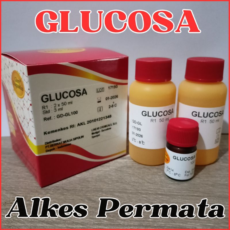 Jual Reagen Glucose 2×50ml - Glukosa Gula Darah Glory | Shopee Indonesia