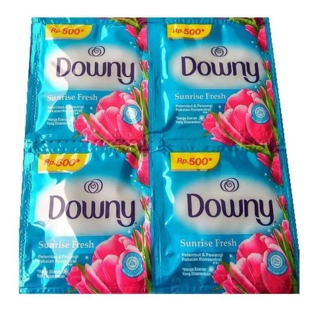 Jual DOWNY 500 PELEMBUT DAN PEWANGI PAKAIAN 10ml SOFTENER HILANGKAN 7 BAU SUNRISE FRESH ANTI ...