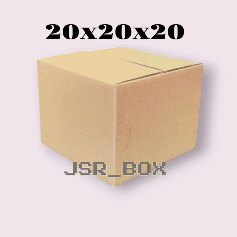 Jual kardus box packing 20x20x20 | Shopee Indonesia