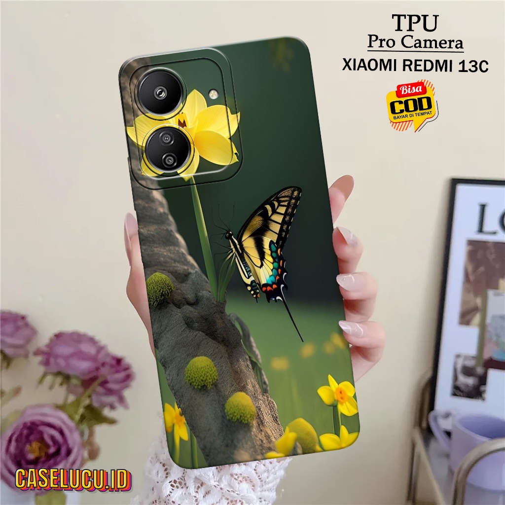 Jual Casing Hp Xiaomi Redmi 13c Terbaru - Fashion Case Kupu - Case ...