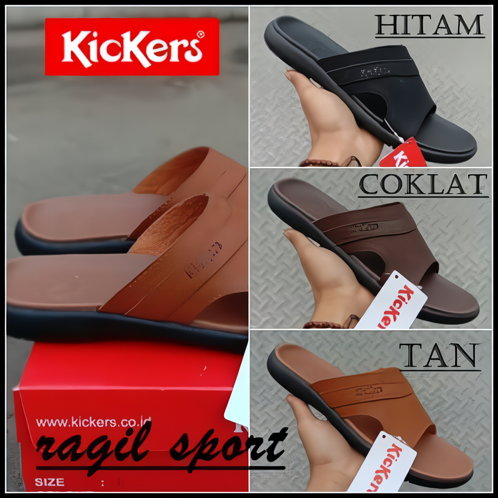 Jual sendal kickers pria slop premium SANDAL SENDAL PRIA CASUAL PRIA ...
