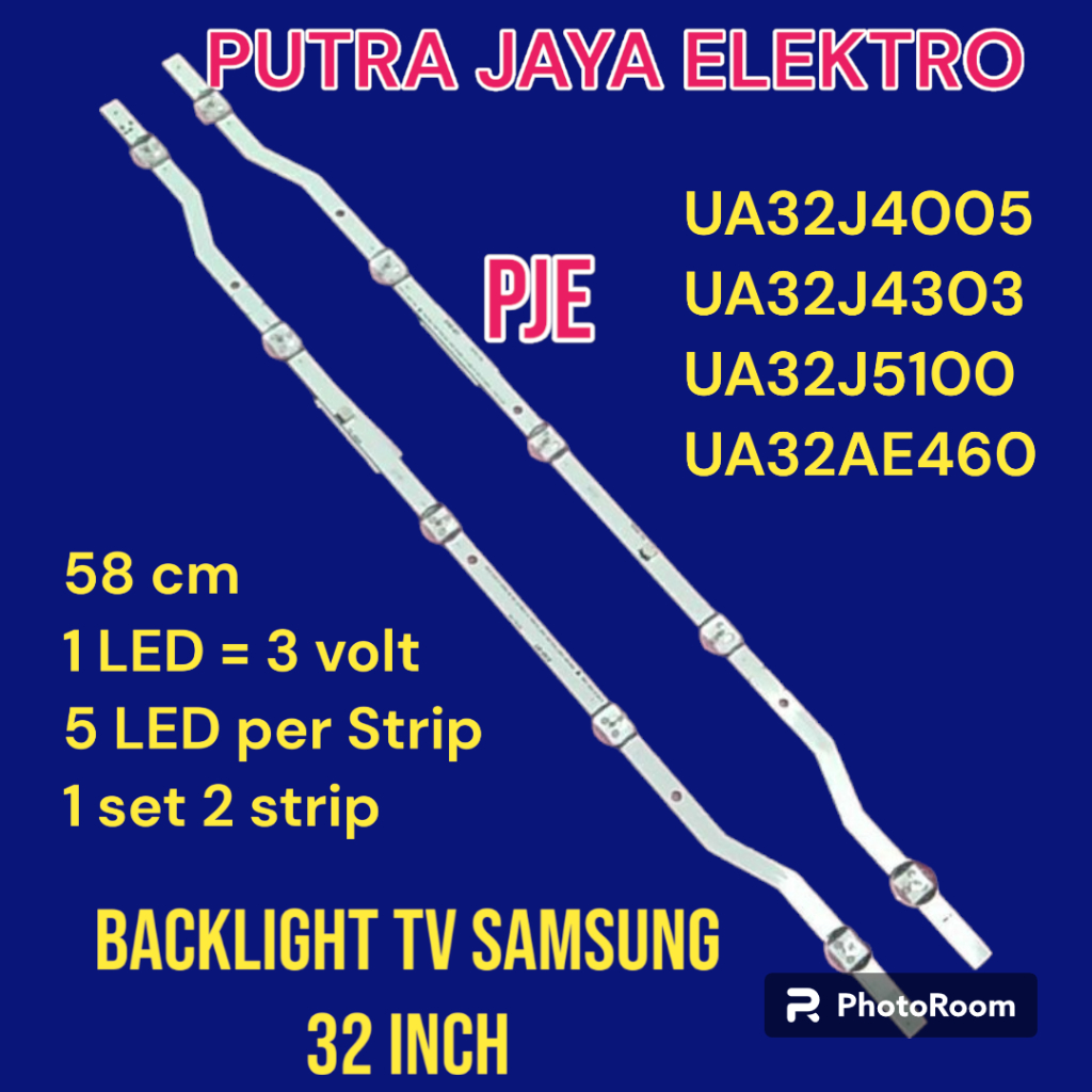 Jual BACKLIGHT TV LED SAMSUNG 32 INC UA32J4003 UA32N4300 UA32T4500 UA 32J4003 32N4300 32T4500 ...