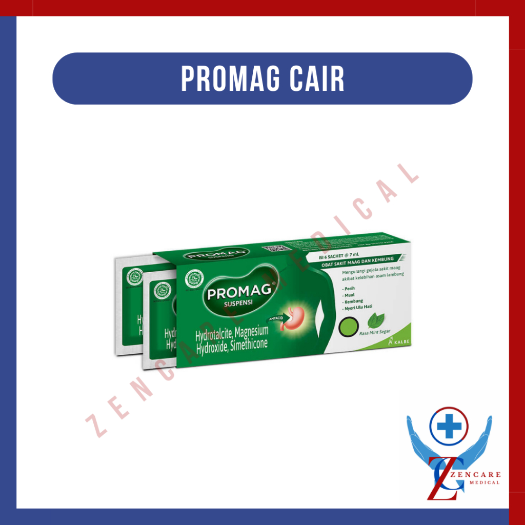 Jual Promag Tablet / Obat Maag Dan Meringankan Kembung | Shopee Indonesia