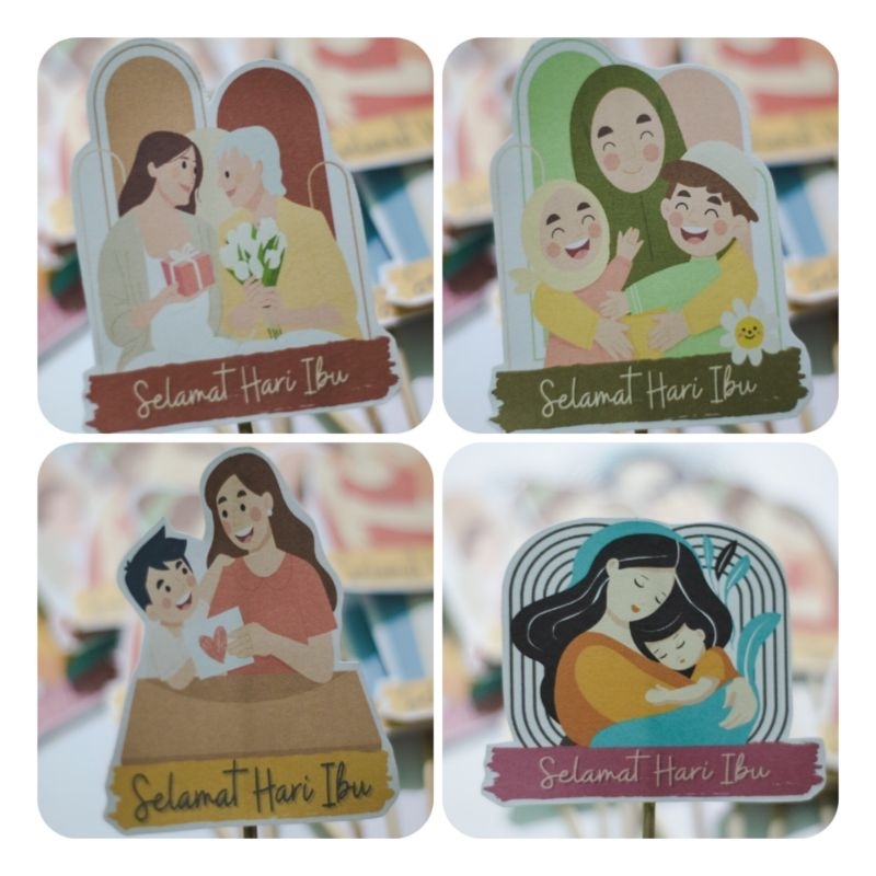 Jual Topper buket/topper khitan/topper hari ibu/mothers day bouquet ...