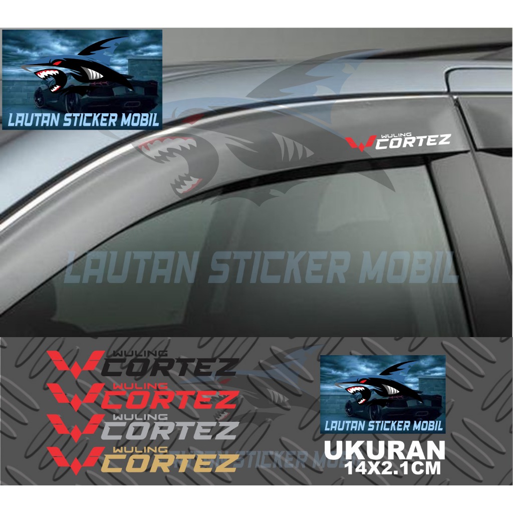 Jual stiker talang air mobil cortez cutting sticker talang air mobil ...