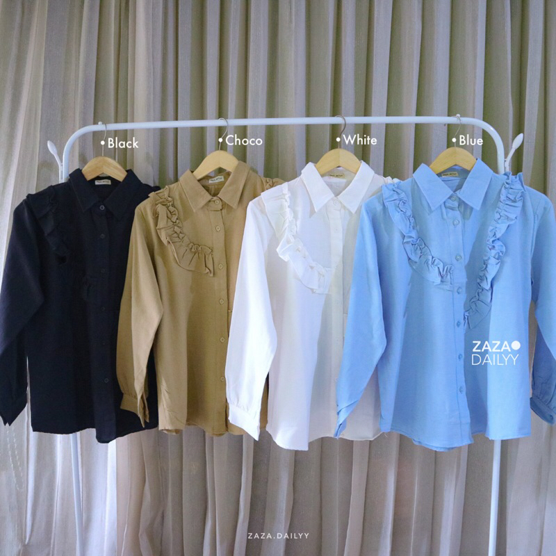 Jual Laura shirt / kemeja linen | Shopee Indonesia