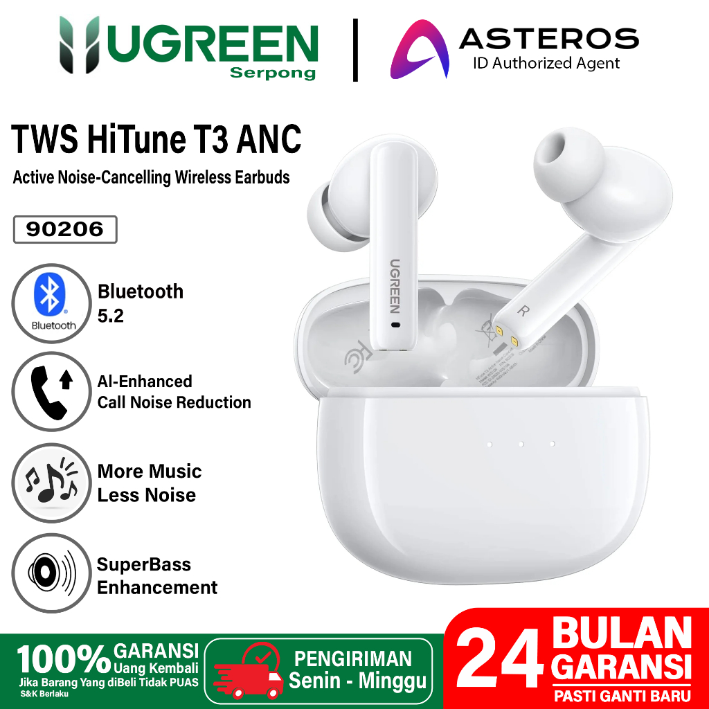 Jual UGREEN HiTune T3 True Wireless Earbuds Bluetooth 5.2 TWS Noise ...