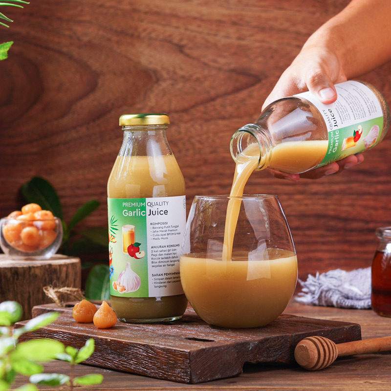 Jual Jus bawang Putih tunggal jahe merah cuka apel madu untuk Kesehatan ...