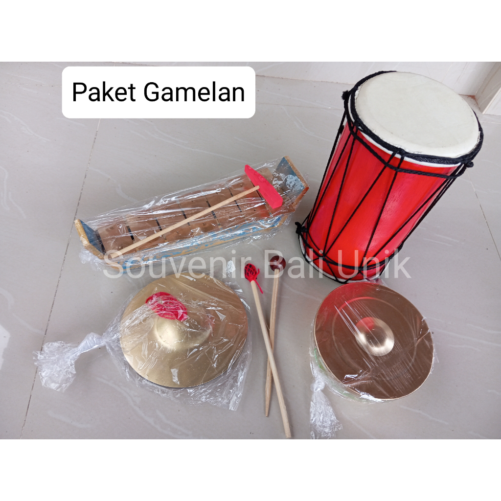 Jual Paket Gamelan Mini Mainan Anak Tradisional Bali Gendang Gamelan ...