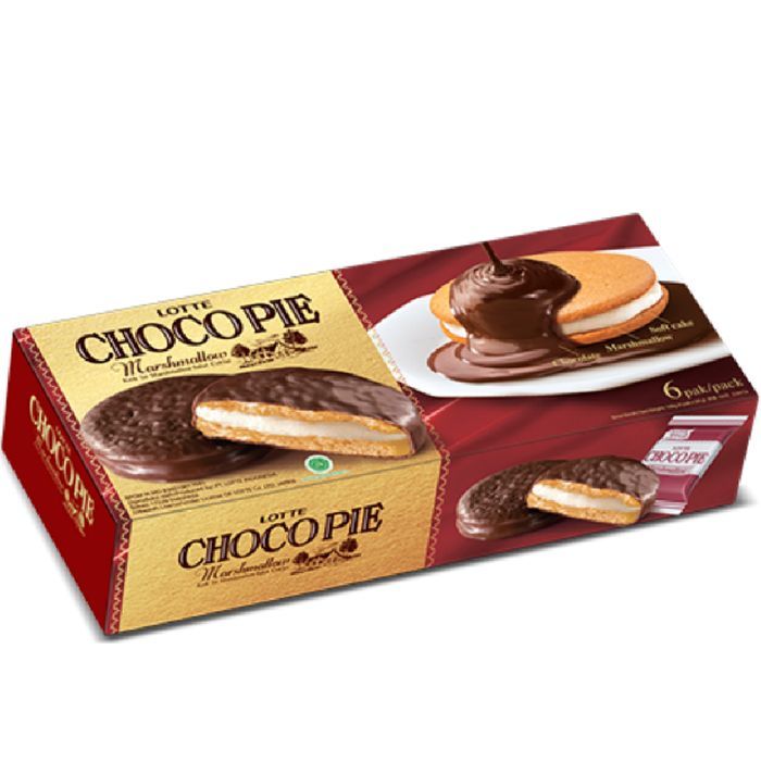 Jual PROMO LOTTE CHOCO PIE ISI 6 BUNGKUS / LOTTE CHOCOPIE MARSHMALLOW | Shopee Indonesia