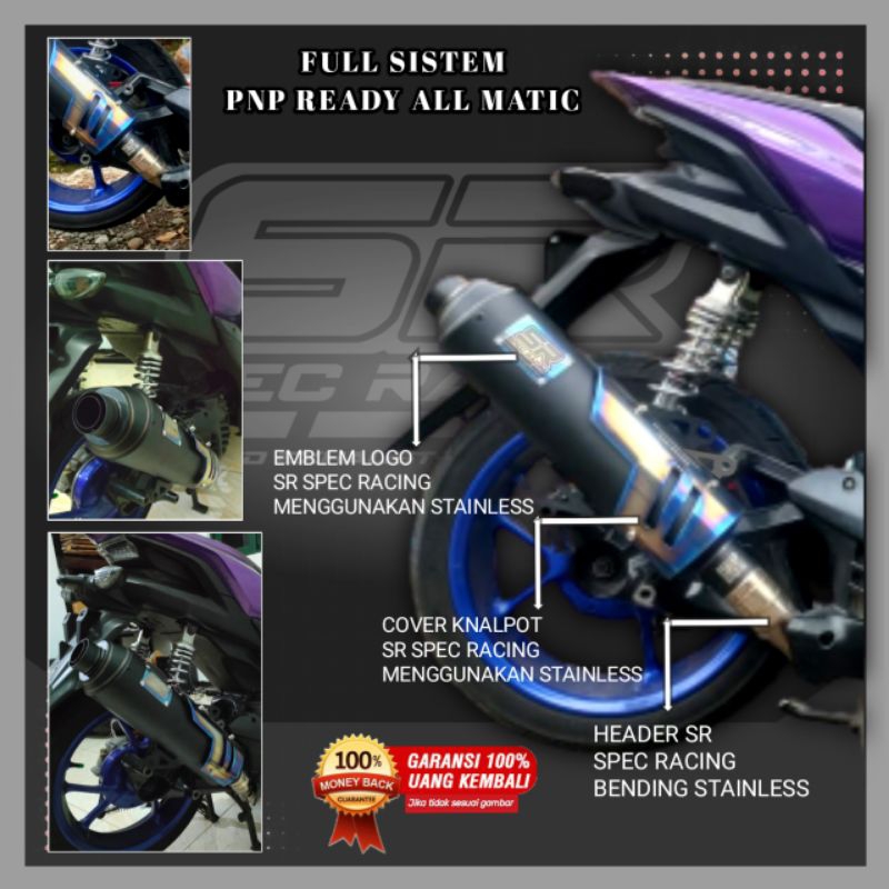 Jual Knalpot Standar Racing Custom Nmax Aerox Vario Pcx Lexy Adv Dll ...