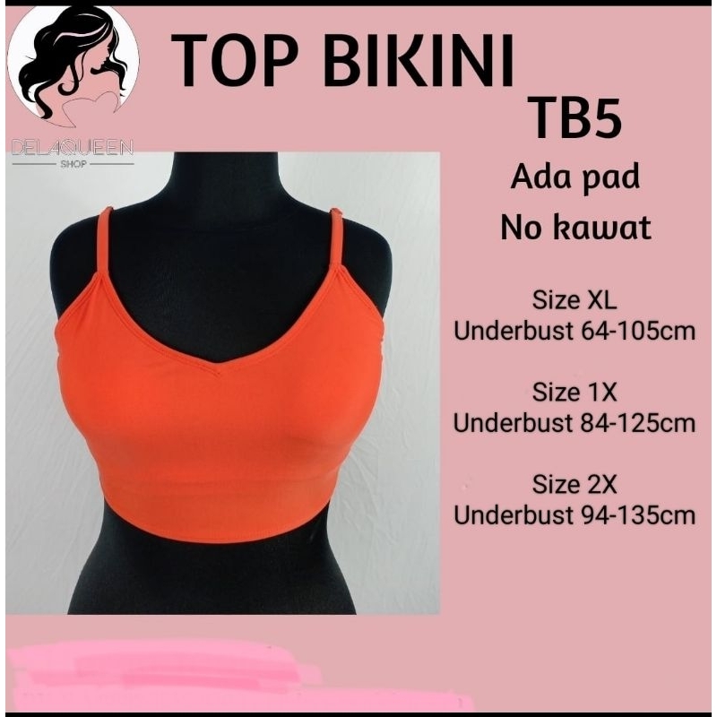 Jual Delaqueen | Top Bikini Big Size. TB5 | Shopee Indonesia