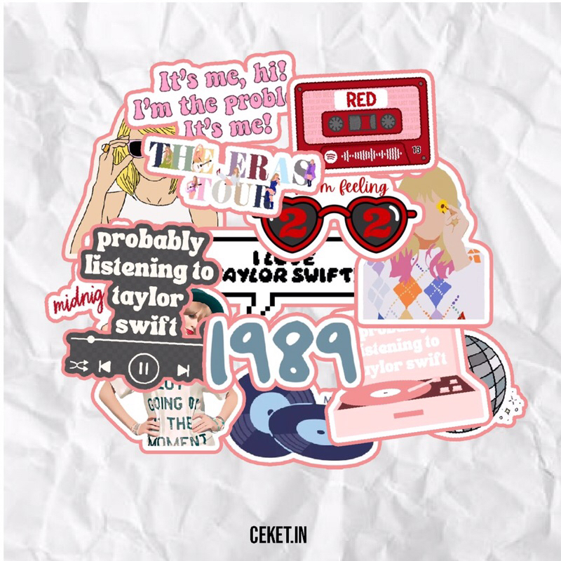 Jual Taylor Swift Sticker Pack | Shopee Indonesia